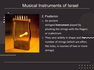 Music Of Israel | PPTX