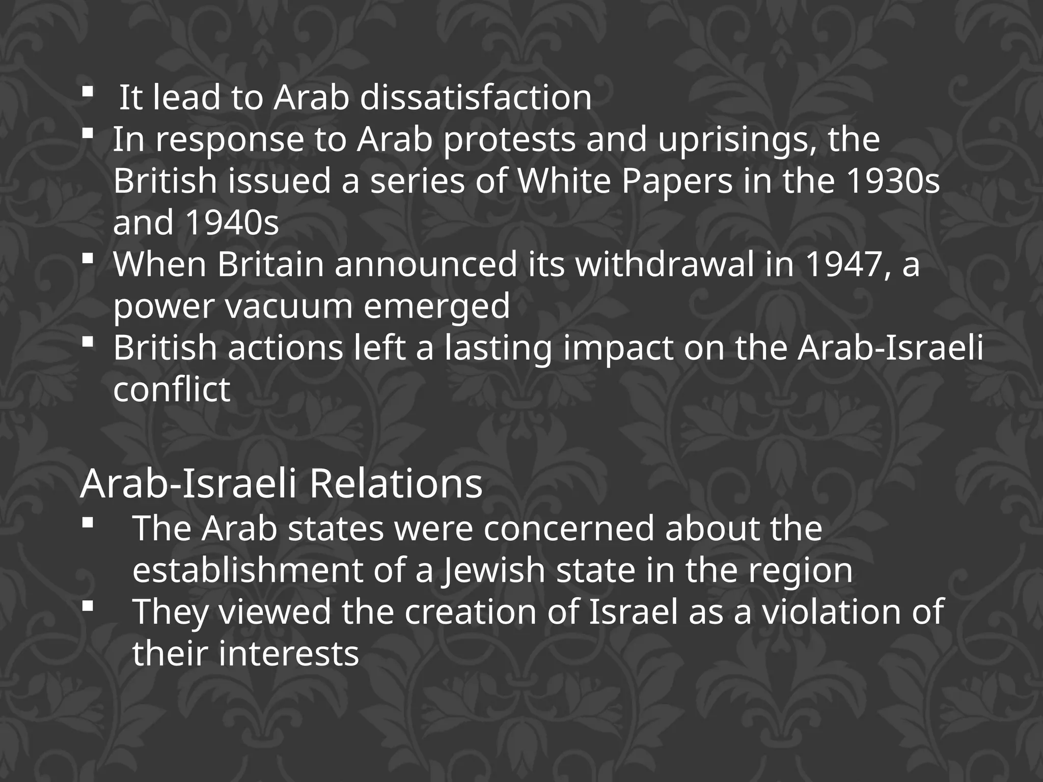 israel palestine conflict early historypptx | PPTX