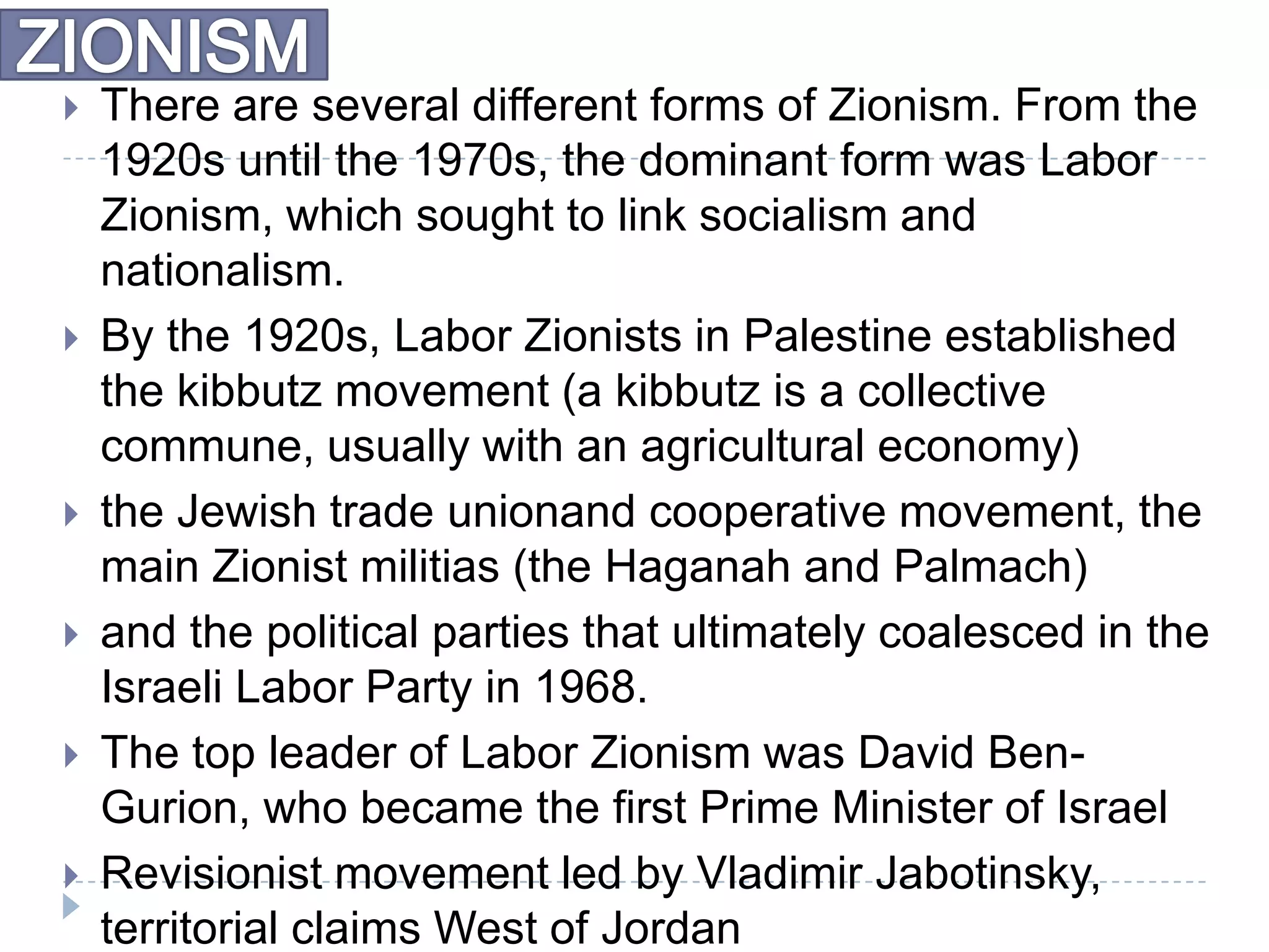 Israel palestine conflict | PPTX