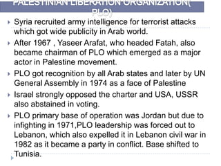 Israel palestine conflict | PPTX