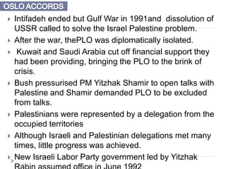Israel palestine conflict | PPTX