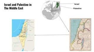 Powerpoint presentation on Israel Palestine Conflict | PPTX