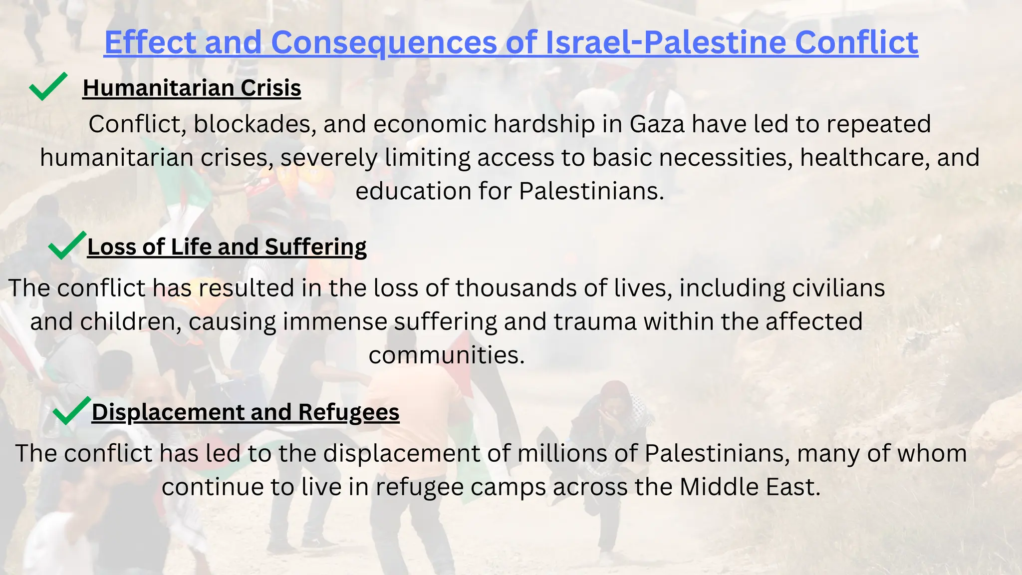 Analysis of Israel Palestine conflict by conflict tree model | PDF