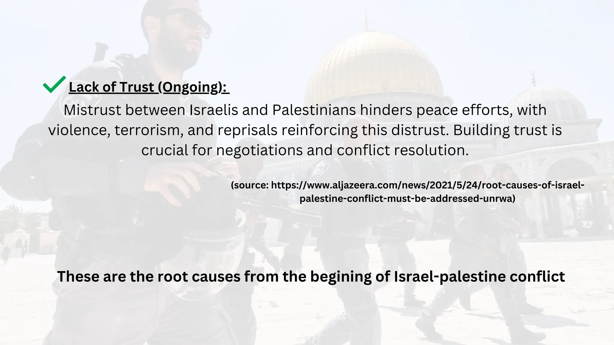 Analysis of Israel Palestine conflict by conflict tree model | PDF