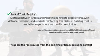 Analysis of Israel Palestine conflict by conflict tree model | PDF