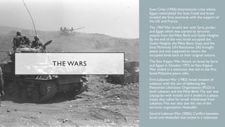 Lesson 2 on the middle eastern conflict from its inception | PPTX