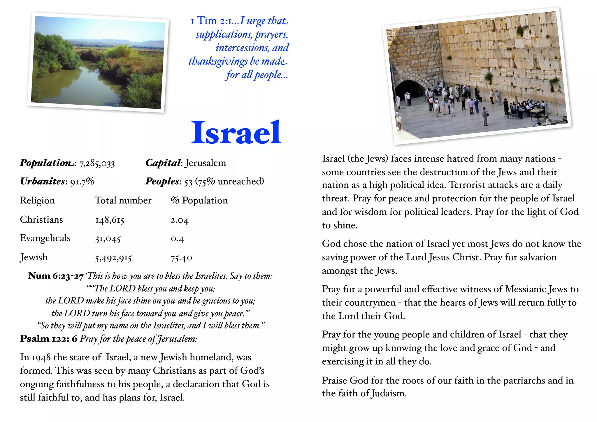 Israel prayer | PDF