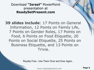 Israel Powerpoint Country | PPT
