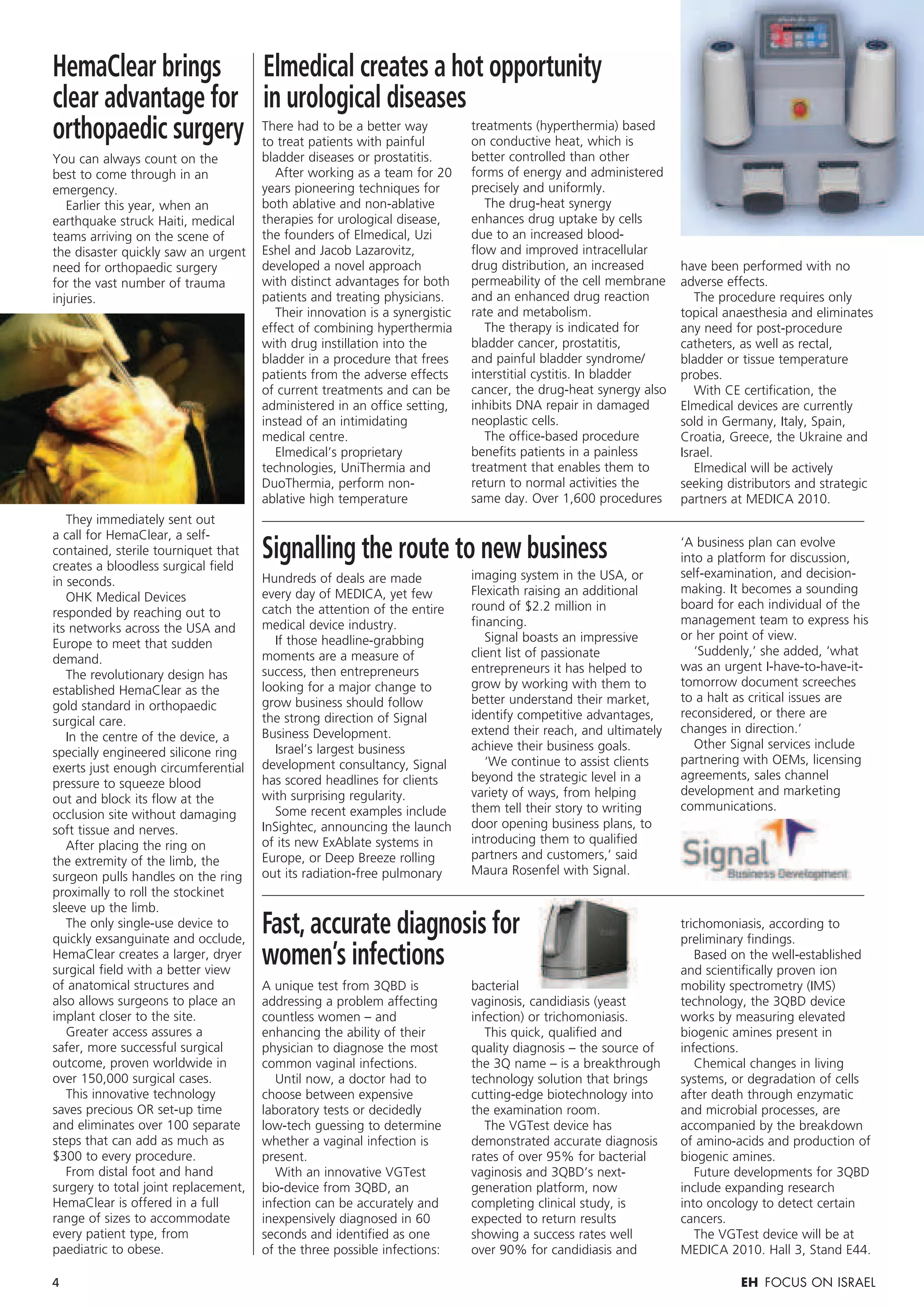 European-Hospital Magazine - Israel Focus | PDF