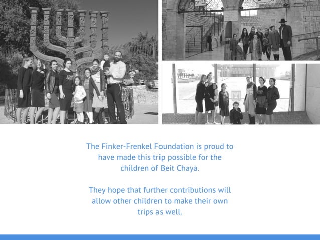 Finker-Frenkel Foundation Sponsors Israel Trip | PPT