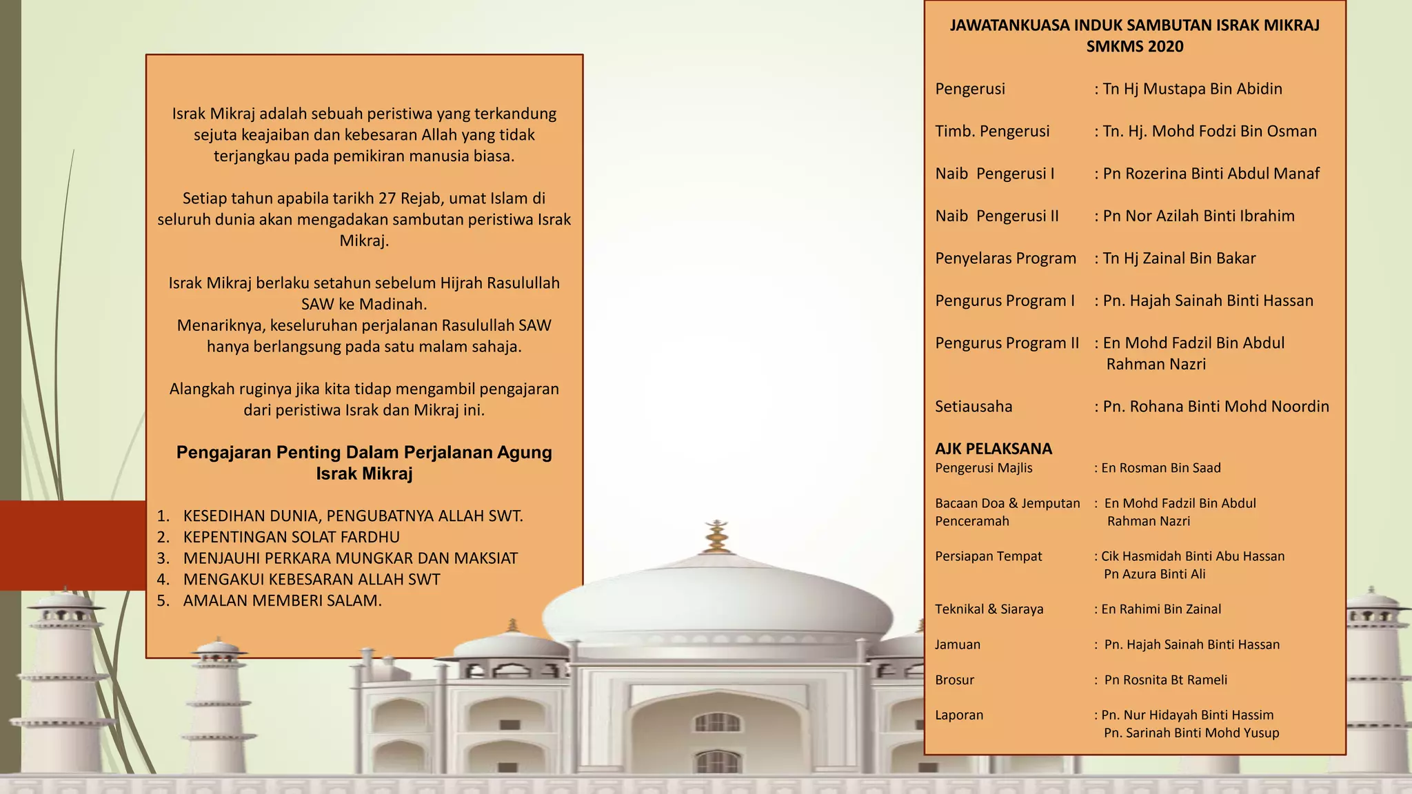 Israk mikraj 2020 | PPTX