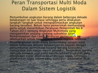 Isral mahfuzi multi moda, scm | PPTX