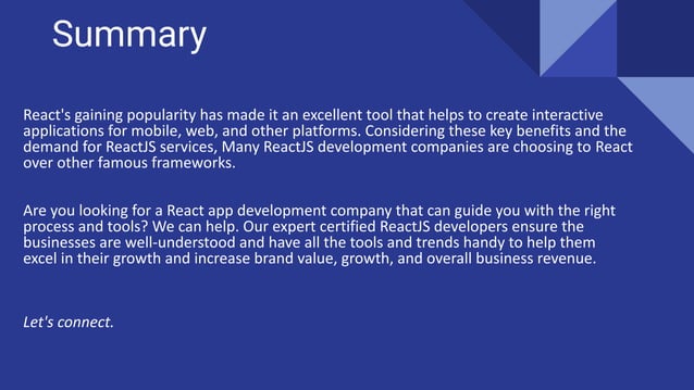 Is Reactjs An Ideal Choice For Web Development Heres The Answer Pdf