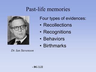 Is reincarnation for real evaluating the evidence | PPTX
