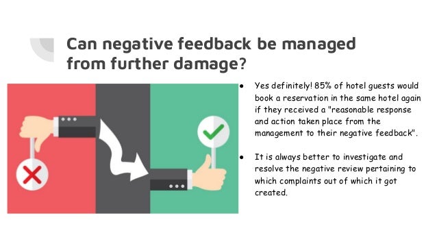 Is replying to the negative feedback enough