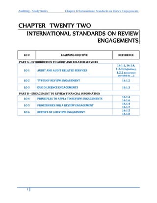 INTERNATIONAL STANDARDS ON REVIEW ENGAGEMENTS | PDF