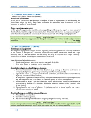 INTERNATIONAL STANDARDS ON REVIEW ENGAGEMENTS | PDF | Mergers and ...