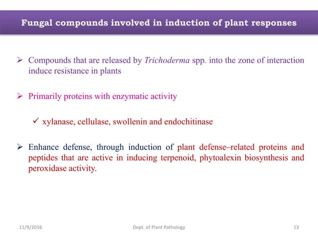 ISR IN PLANTS THROUGH FUNGAL BIOCONTROL AGENTS | PPT