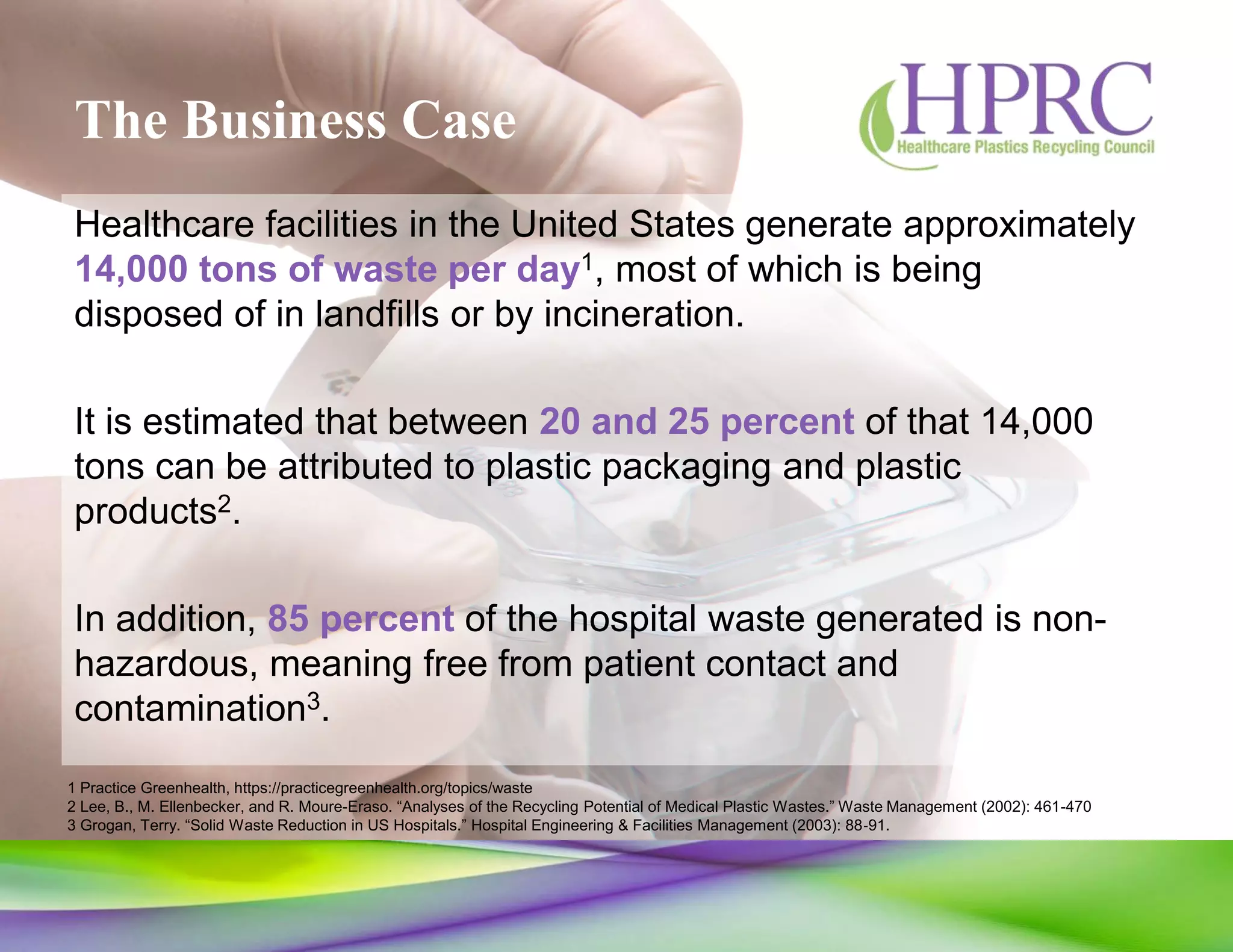 The Business Case for Healthcare Plastics Recycling | PDF