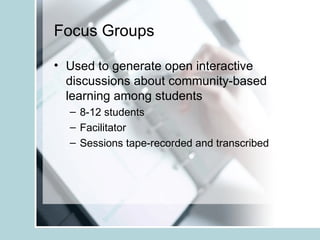 Service Learning in Dental and Dental Hygiene Education | PPT