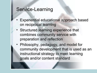 Service Learning in Dental and Dental Hygiene Education | PPT