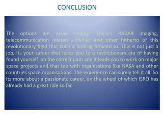 My insight on ISRO | PPTX