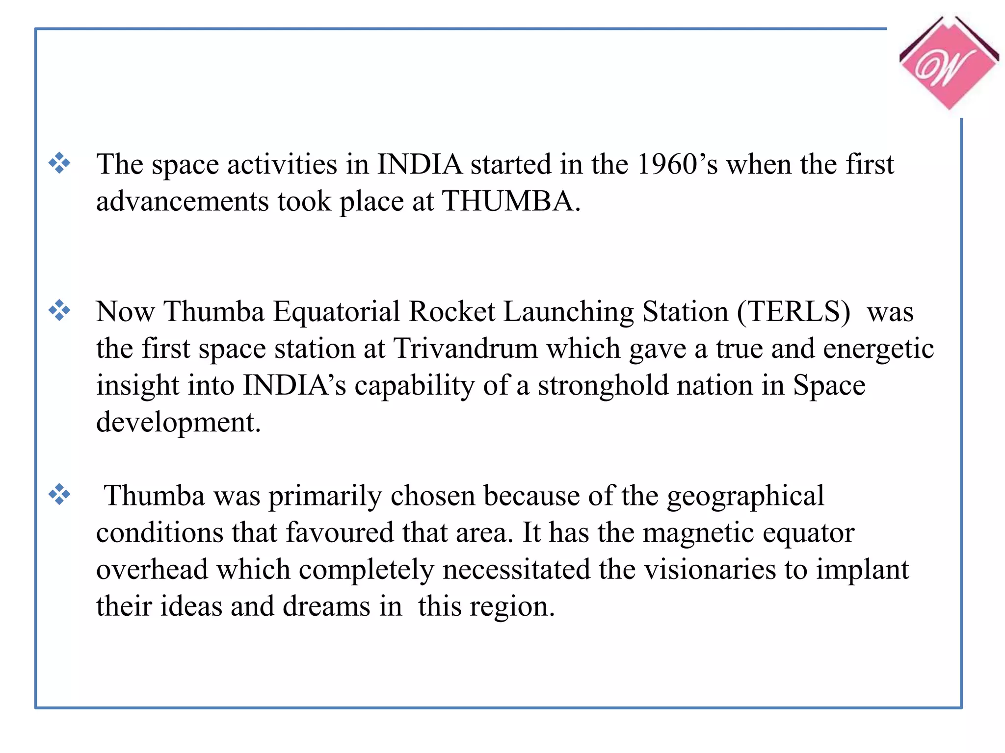 ISRO (Indian Space Research Organization) | PPTX