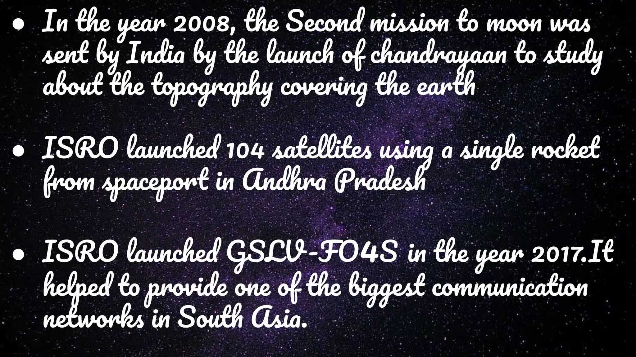 Isro s contribution | PPT