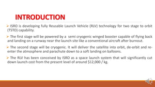 Isro’s reusable launch vehicle technology demonstrator (rlv-td ...