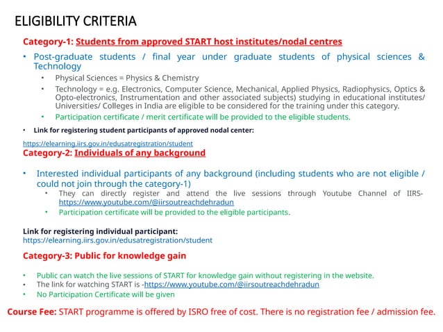 ISRO START program which theme was exploring of the solae system | PPT