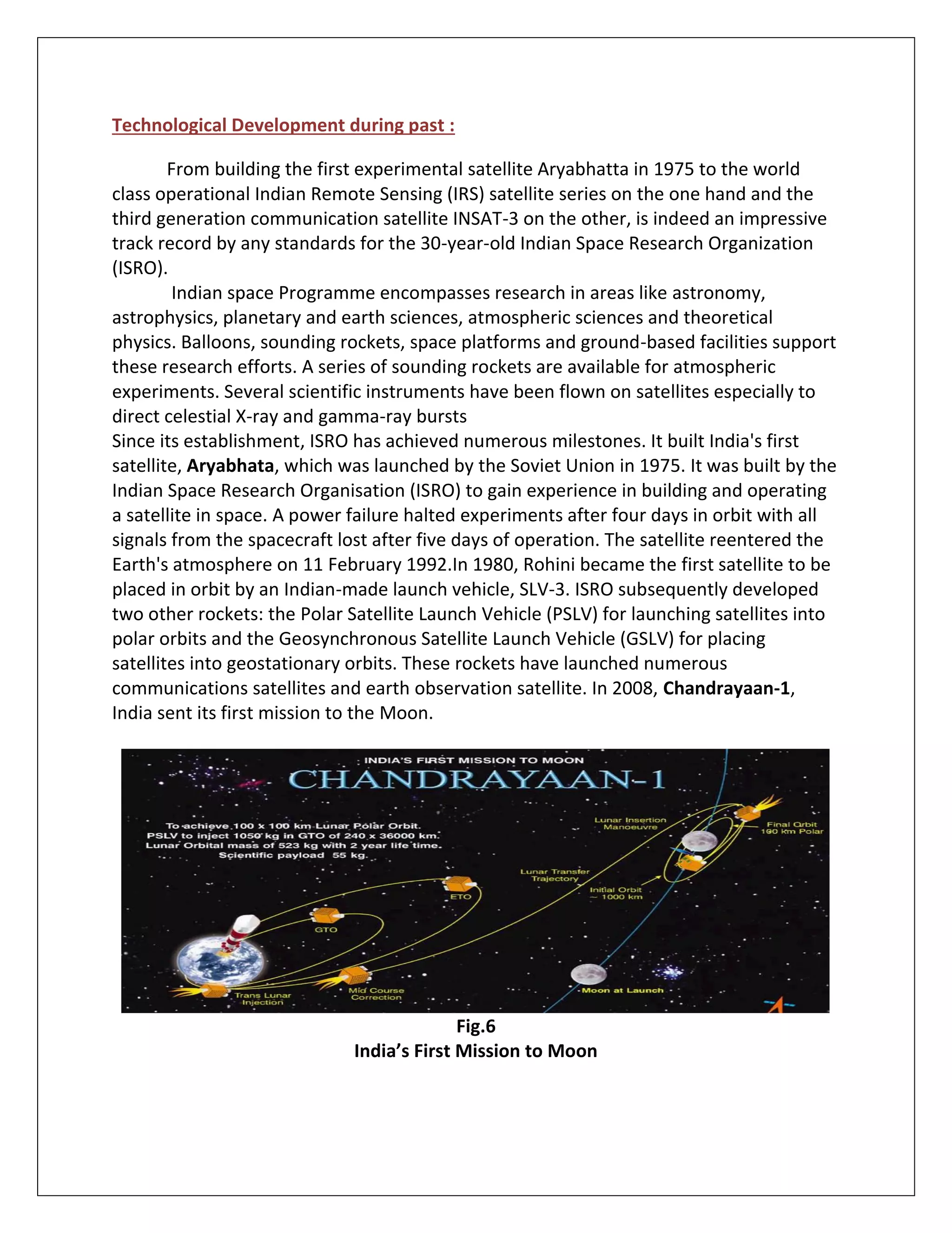 Isro technological advancements | PDF