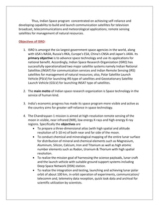 Isro technological advancements | PDF