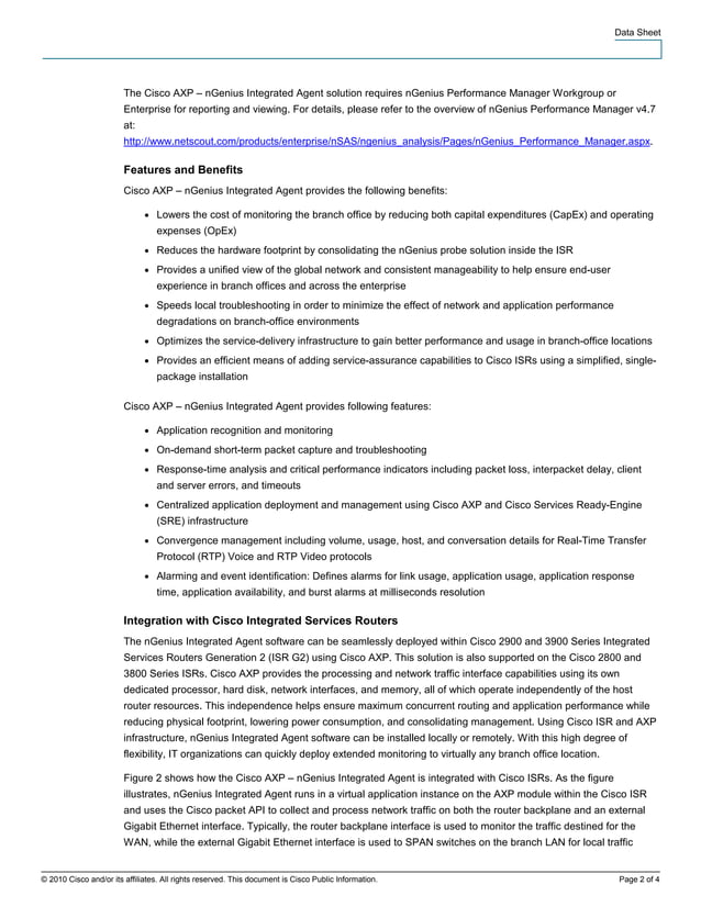 Isr Router Data Sheet Pdf Computer Networking Computing