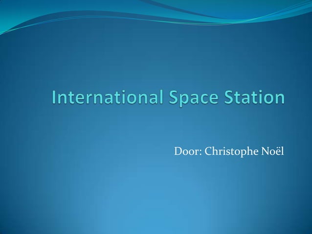 International Space Center | PPTX