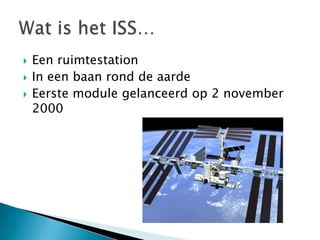 Presentatie ISS | PPTX