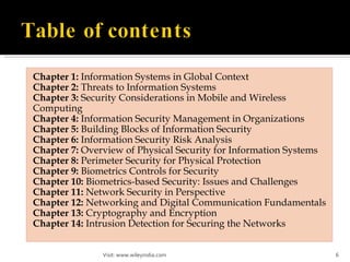 Information Systems Security: Security Management, Metrics, Frameworks and Best Practices | PPT