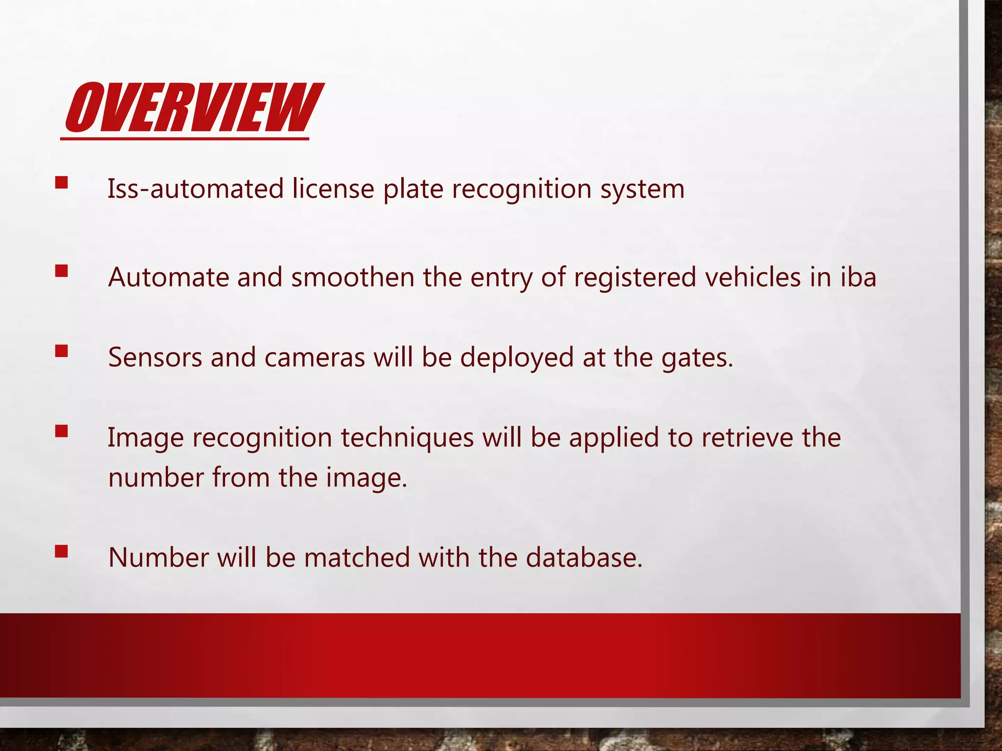 IBA SECURITY SYSTEMS | PPTX