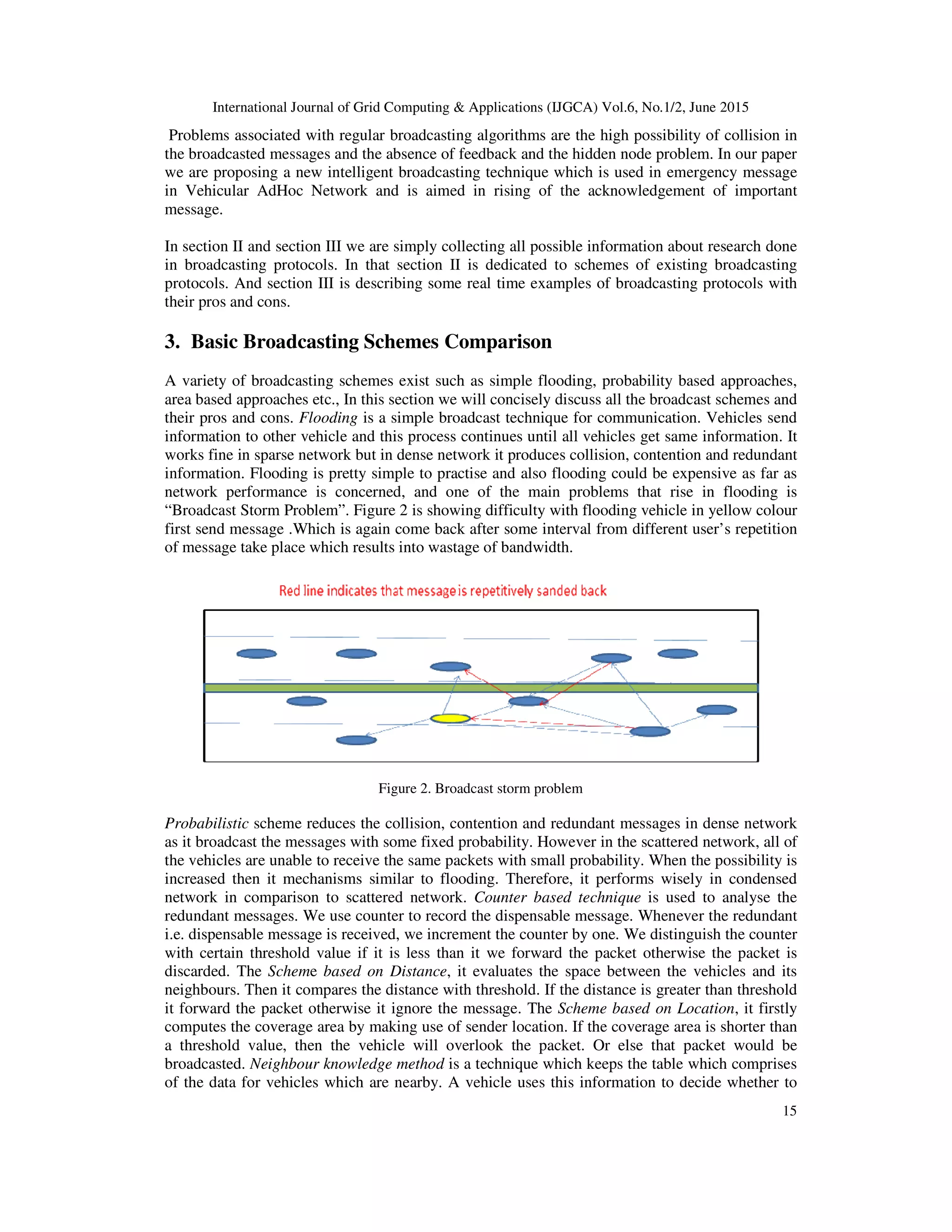 SCRUTINY OF BROADCASTING PROTOCOLS IN VANET | PDF | Computer Networking | Computing