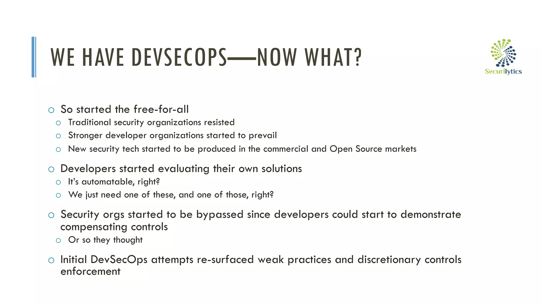 DevSecOps: A Secure SDLC in the Age of DevOps and Hyper-Automation | PPT