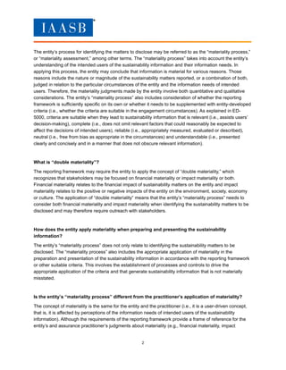 ISSA 5000 Sustainability Assurance Frequently Asked Questions | PDF