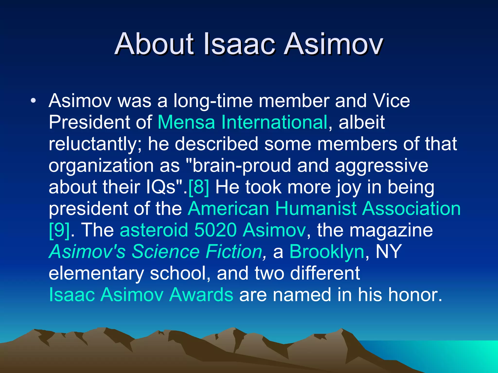 Issac Asimov | PPT