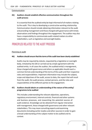 Standar ISSAI 100 untuk dipelajari bersama | PDF