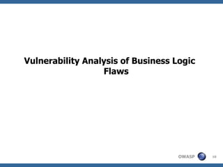 Security Exploit of Business Logic Flaws, Business Logic Attacks | PPT