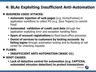 Security Exploit of Business Logic Flaws, Business Logic Attacks | PPT