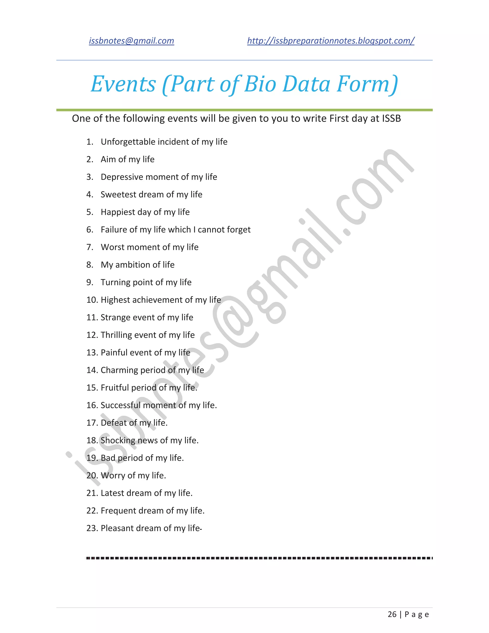 complete Issb test preparation book | PDF