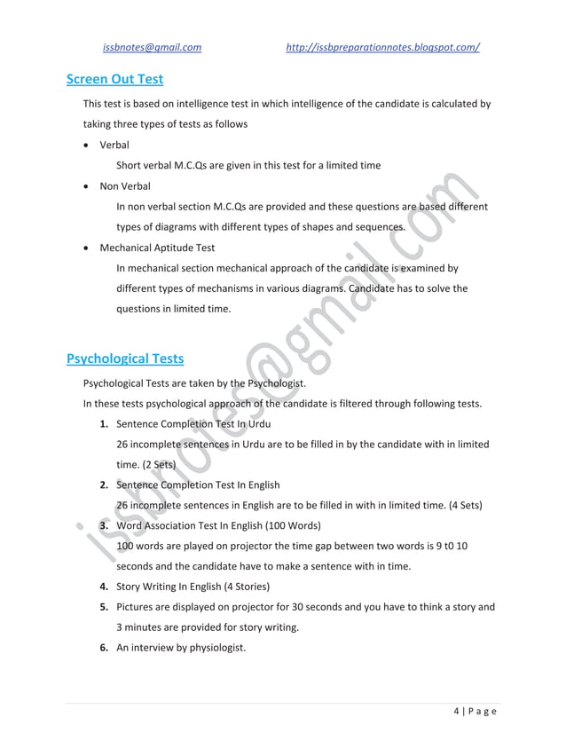 complete Issb test preparation book | PDF