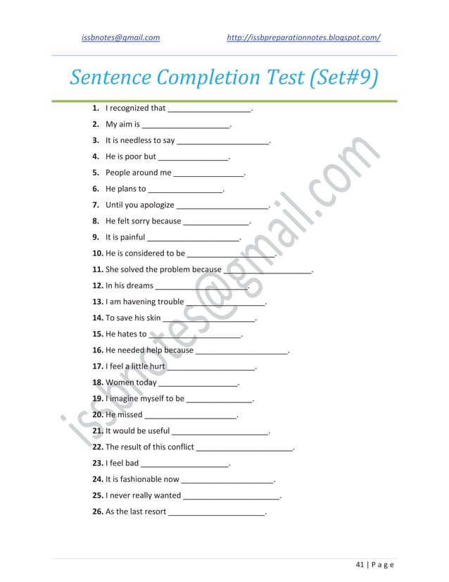 complete Issb test preparation book | PDF