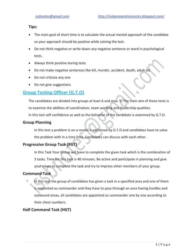 complete Issb test preparation book | PDF