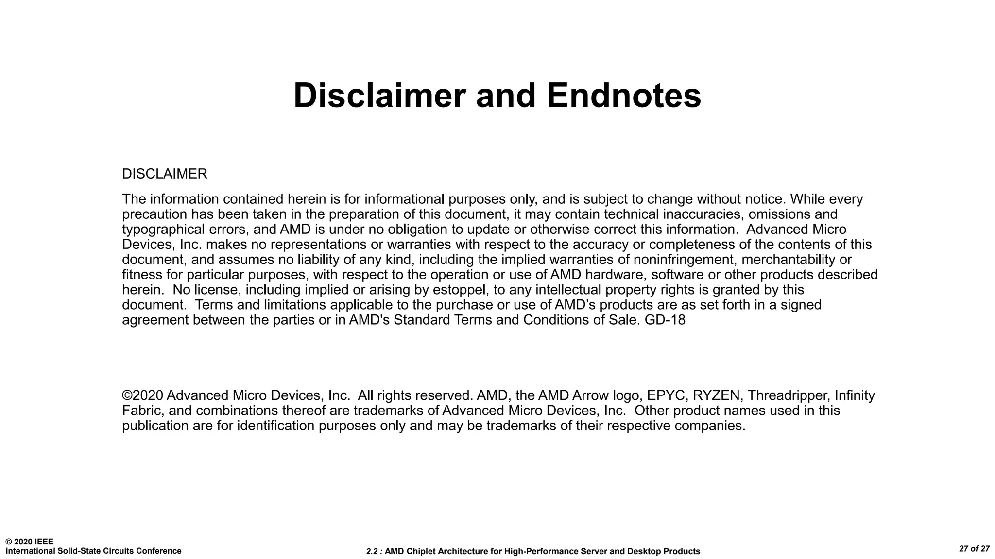 AMD Chiplet Architecture for High-Performance Server and Desktop ...