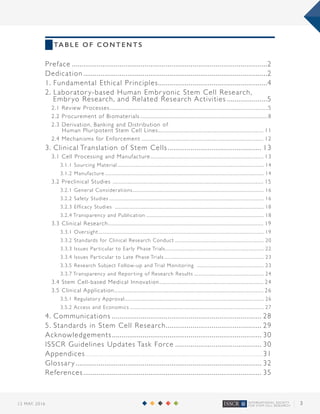 ISSCR Guidelines for Stem Cell Science and Clinical Translation | PDF